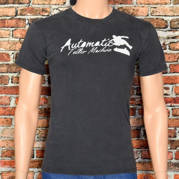Shirts | Very Rare Vintage Automatic Teller Machine Skate Short Sleeve ...